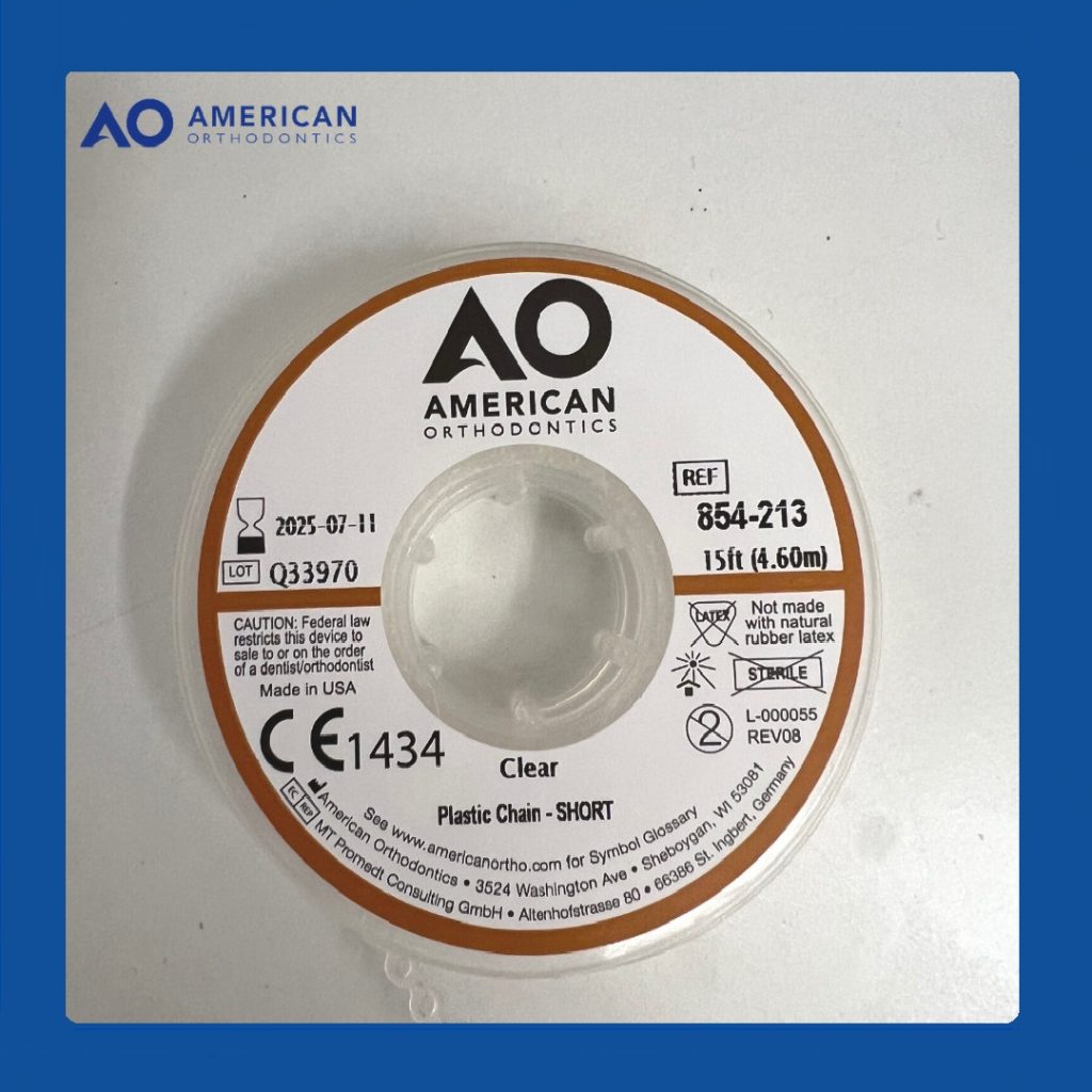 Thun chuỗi COLORED CHAIN (Cuộn 4,6m) – Vật Liệu Chỉnh Nha AO – American ...