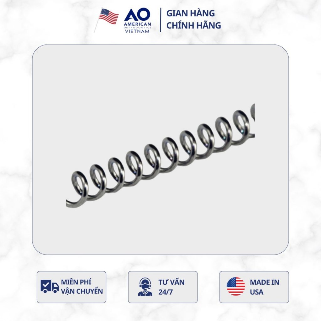 Lò xo mở NiTi Memory Open Coil (ống 3 sợi) – Vật Liệu Chỉnh Nha AO ...