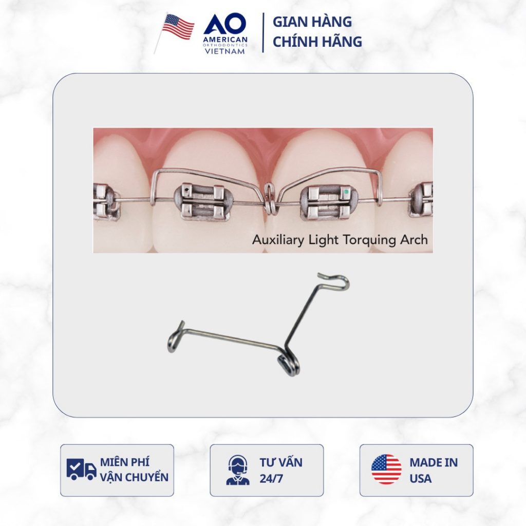 Lò xo Auxilary Light Torquing Arch – Vật Liệu Chỉnh Nha AO – American ...