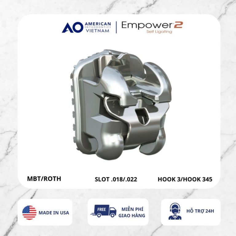 Mắc cài kim loại tự buộc EMPOWER 2 (20 chiếc/bộ) – Vật Liệu Chỉnh Nha ...